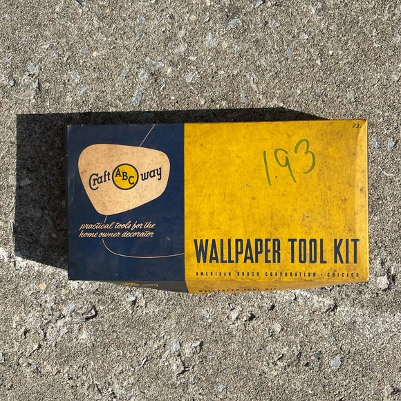 ABC Craftway | Other | Vintage Abc Craftway Wallpaper Tool Kit In ...